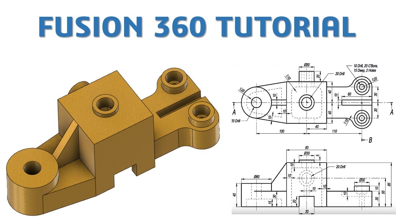 Fusion 360 Tutorial #33 | 3D Model Basic Beginers | cadcam tutorial