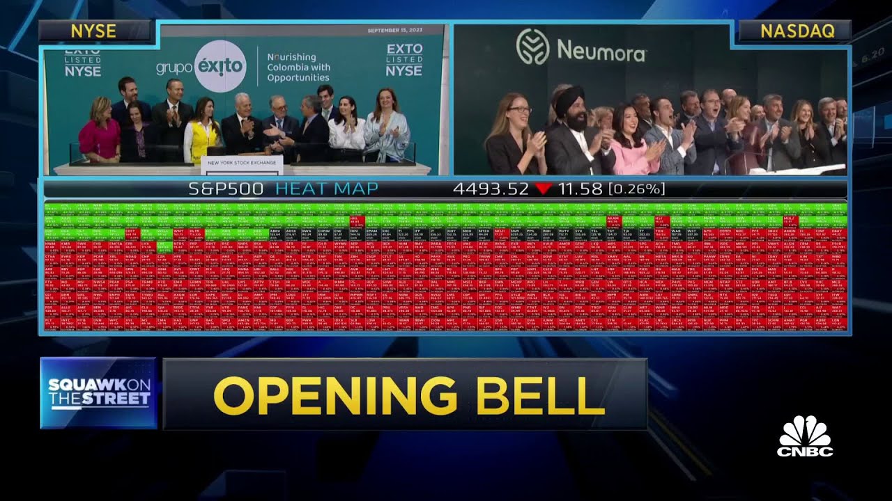 Opening Bell: September 15, 2023