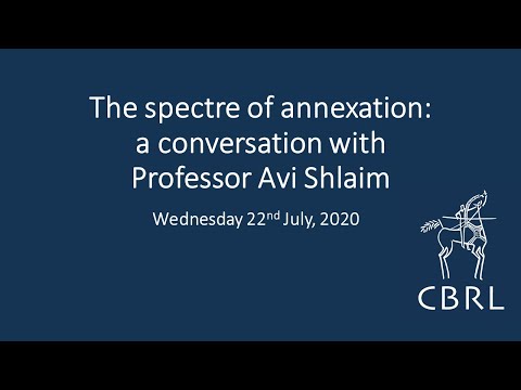 The spectre of annexation: a conversation with Professor Avi Shlaim