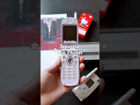 DoCoMo Japanese display flip phones collection #keitai #tech #y2k