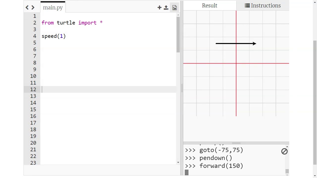 Python Turtle - Angles and Dots