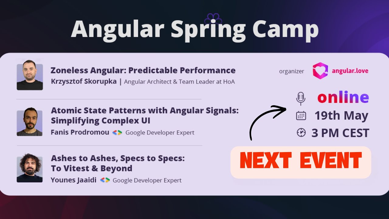 Angular Spring Camp vol.2 - 2026