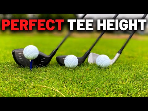 What is the perfect tee height for all clubs?! You can hit it longer!!