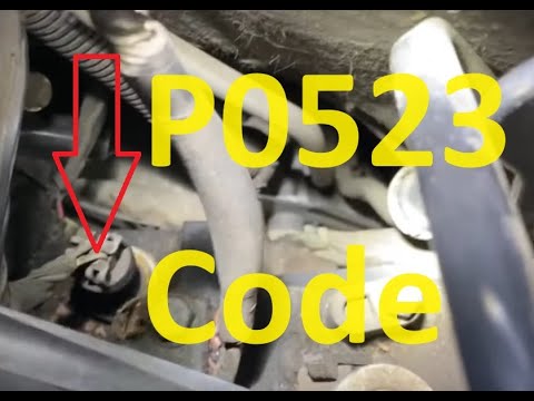 Causes and Fixes P0523 Code: Engine Oil Pressure Sensor Circuit High Voltage