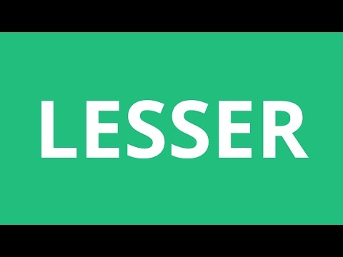 How To Pronounce Lesser - Pronunciation Academy