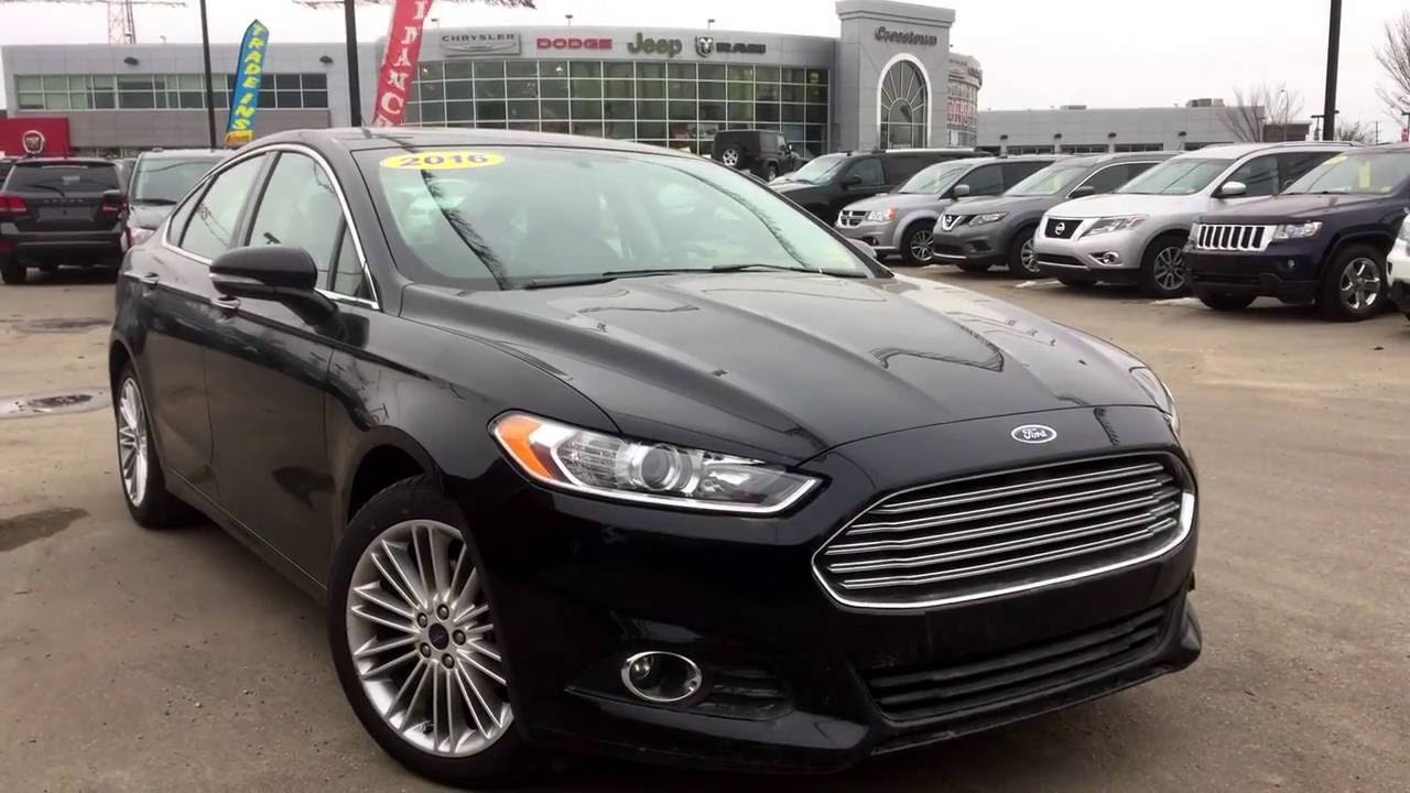 2016 Ford Fusion SE Absolute Black | 2.0L EcoBoost | Crosstown Auto Centre
