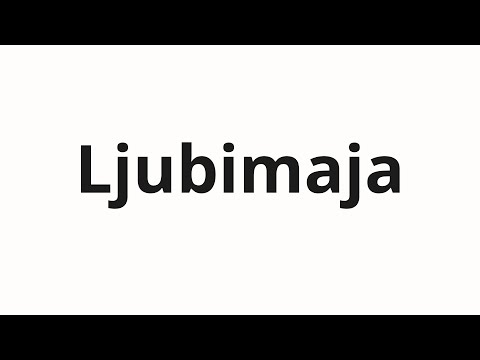 How to pronounce Ljubimaja | Любимая (Darling in Russian)