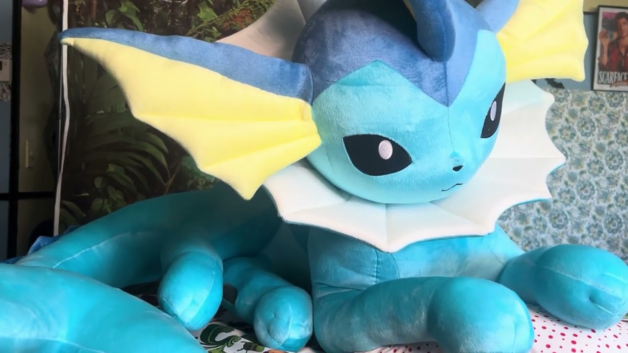 Ben Showcases: Pokemon Center Lifesize Vaporeon Plush