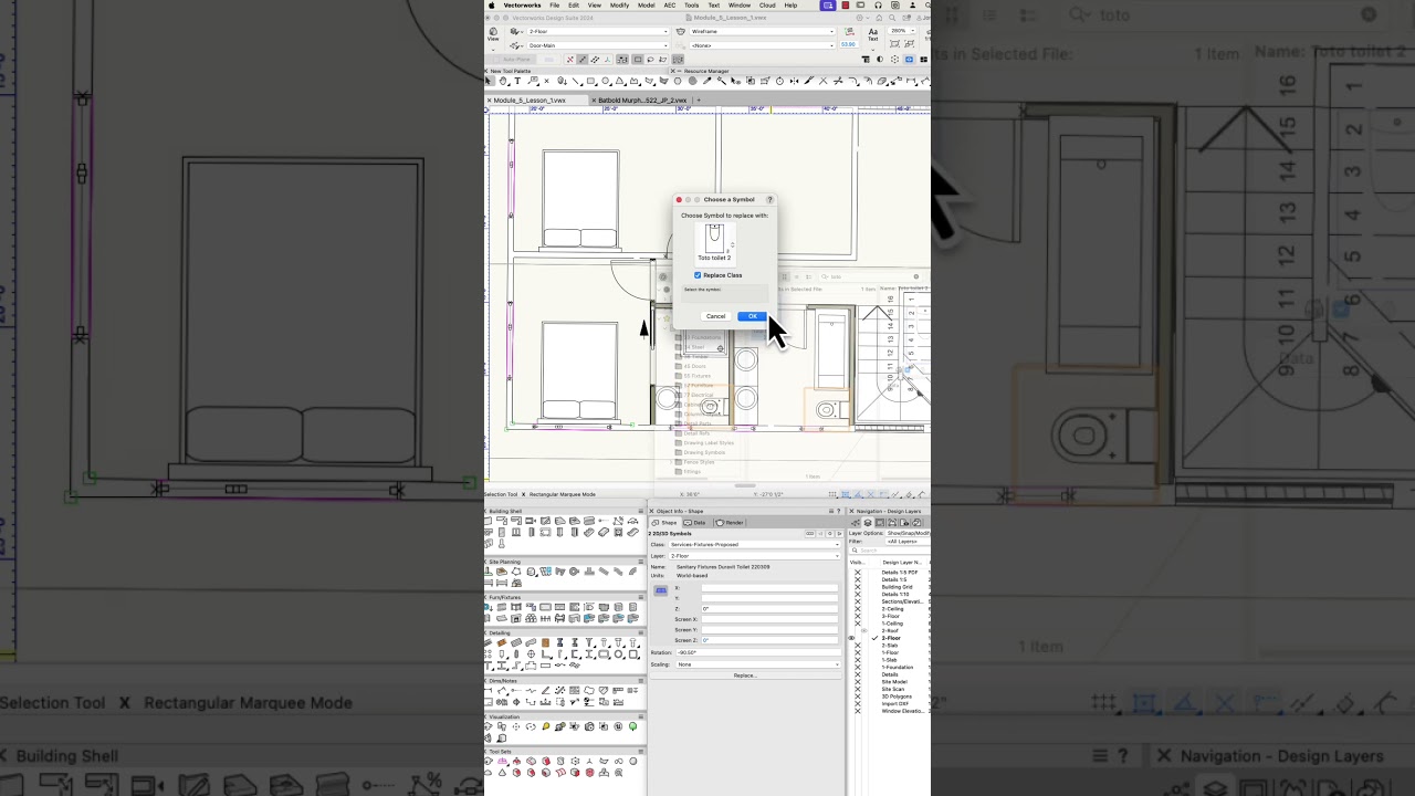 How to Update Symbols with Replace... #jonathanpickup #vectorworks