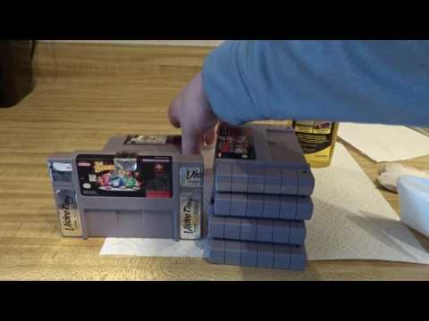 Gamer PROTIP! Series #3: How and When To Clean Stickers and Marker Off SNES Cartridges