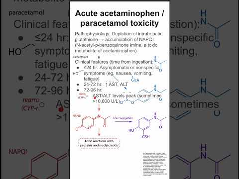 Acute acetaminophen / paracetamol toxicity