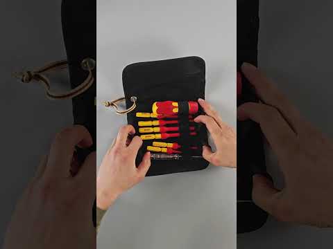 1000V Insulated Screwdrivers Set with Pouch,Interchangeable Phillips/Slotted Magnetic Tip