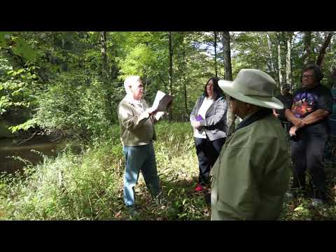 Inside Meander Reservoir Gibson Rd North Jackson Ohio Butler Mill / Riddle Mill Tour