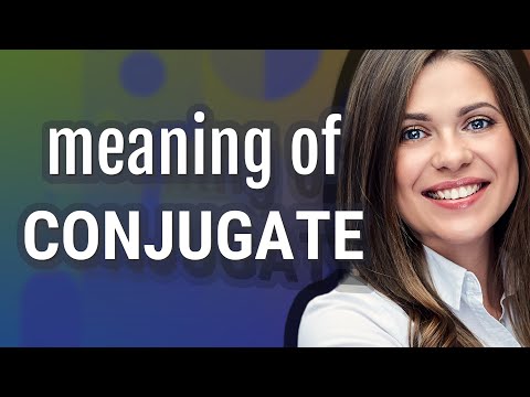 Conjugate | meaning of Conjugate
