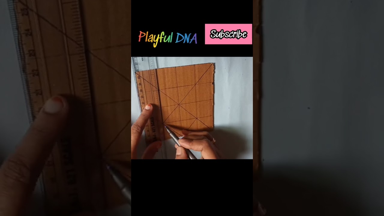 How to make tangram puzzle home #shorts #tangram #tangrampuzzle #diypuzzle #tangramshape #playfuldna