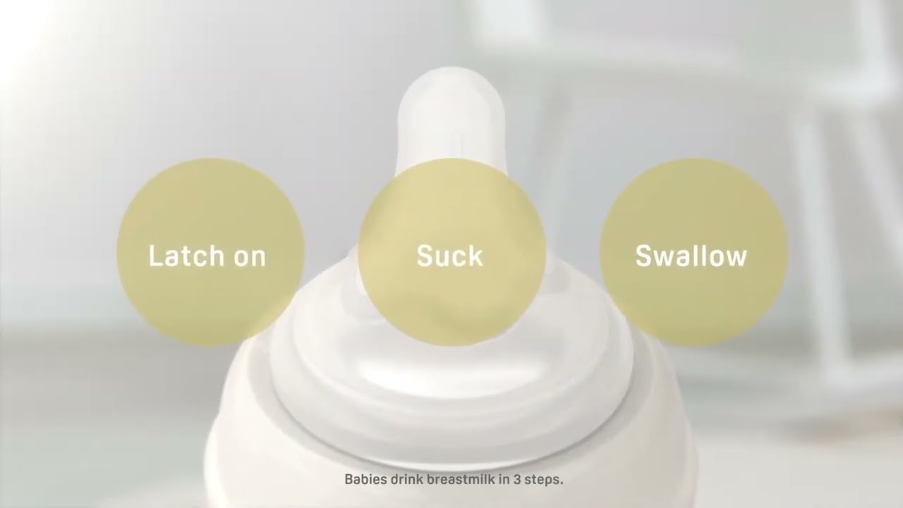 Pigeon SofTouch™ Nursing Bottles: Developed to Support Baby's Natural Feeding Behavior