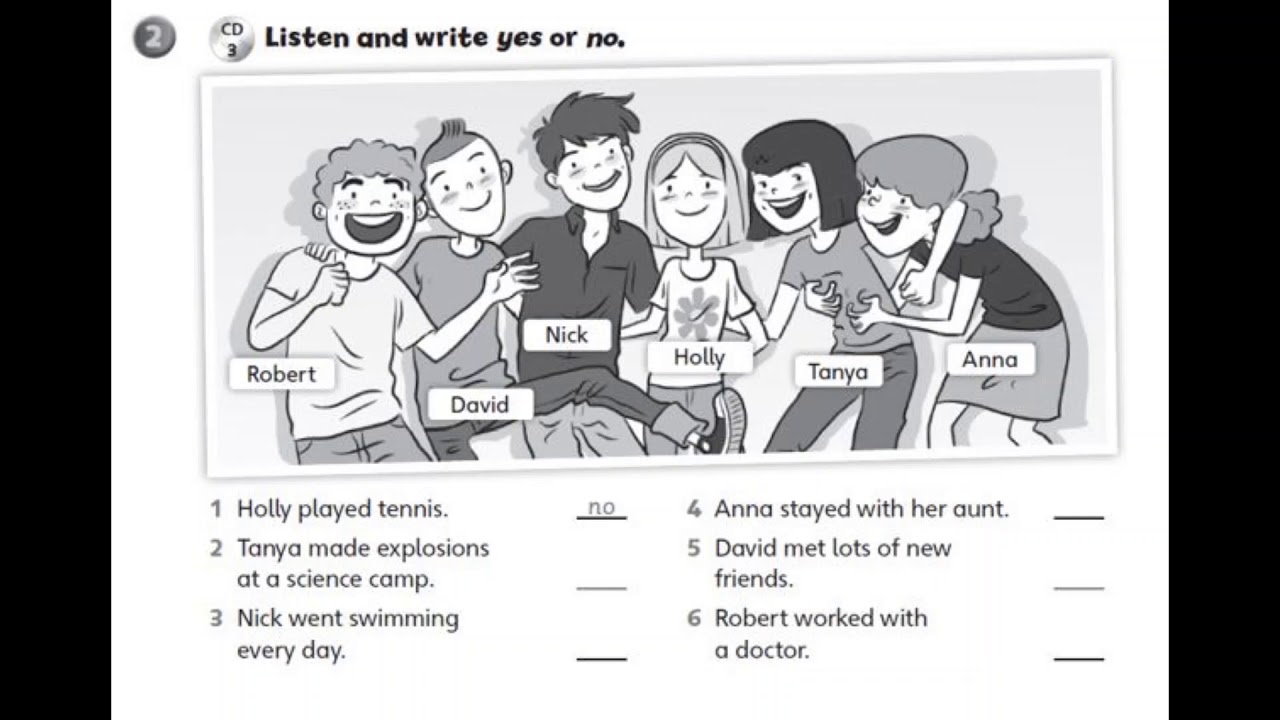 Progress test 1 listening point 2