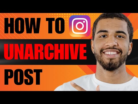 How to Unarchive Post on Instagram (2025)