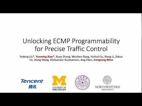 NSDI '25 - Unlocking ECMP Programmability for Precise Traffic Control