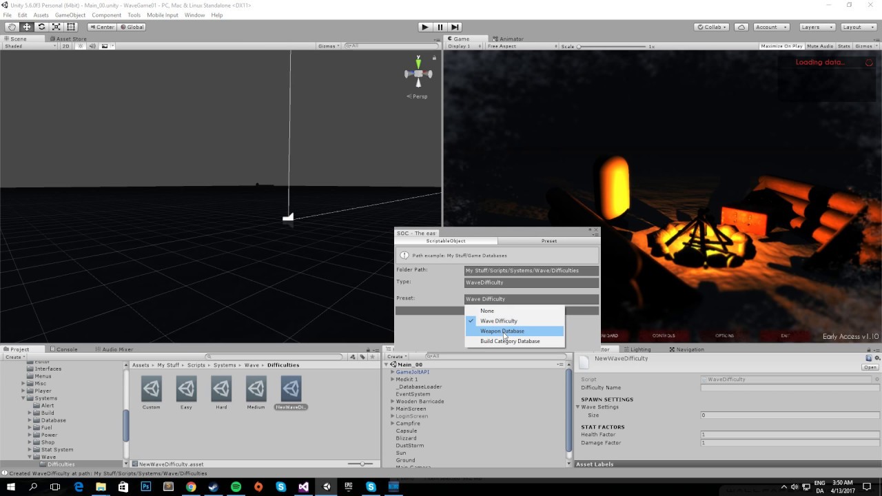 Unity 3D SOC - ScriptableObject Creator