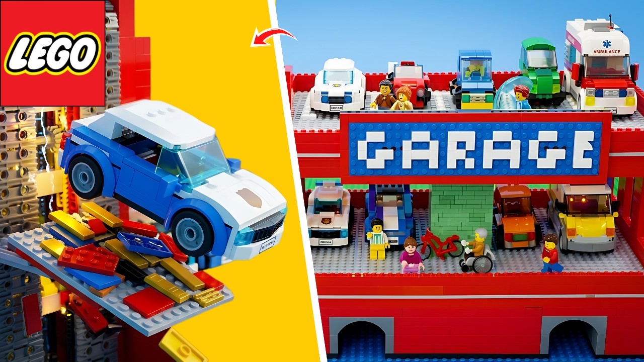 ULTRA INSANE 3-LEVEL CAR GARAGE! 🚗🏢😱 Smart Parking System Is CRAZY! 🔥