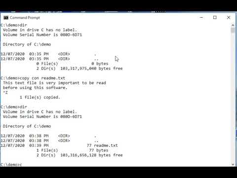 Reading a Text File in Microsoft Windows Command Line