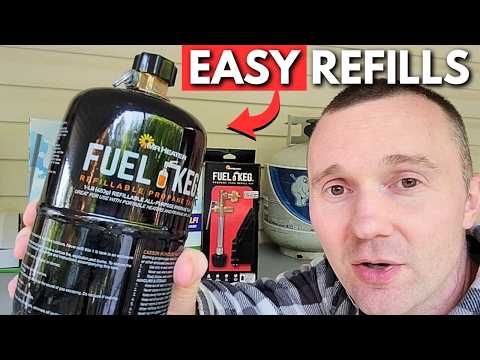 How To Refill Fuel Keg 1 Pound Propane Tanks