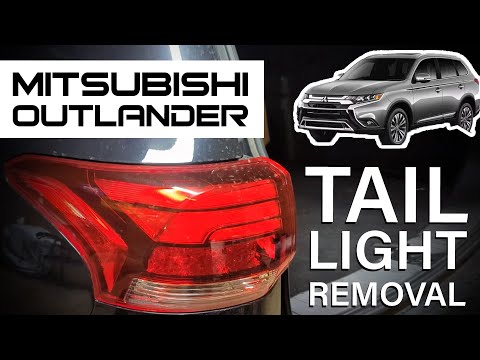 Mitsubishi Outlander Taillight Removal - Gen 3's including 2013 - 2021
