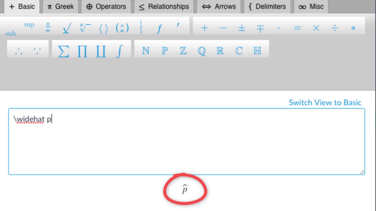 Canvas Equation Editor