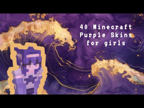 40 Minecraft Purple Skins for Girls! πβ¨