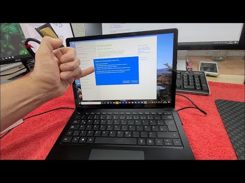 Notebook auf Werkseinstellungen zurücksetzen. Windows 10 Wiederherstellung. Surface PC