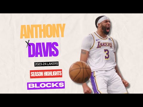 Anthony Davis BLOCKS 2023-24 Lakers Highlights