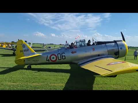 Caproni Ca.3 at Fly Party 2024, video #8: take off at Bagnoli