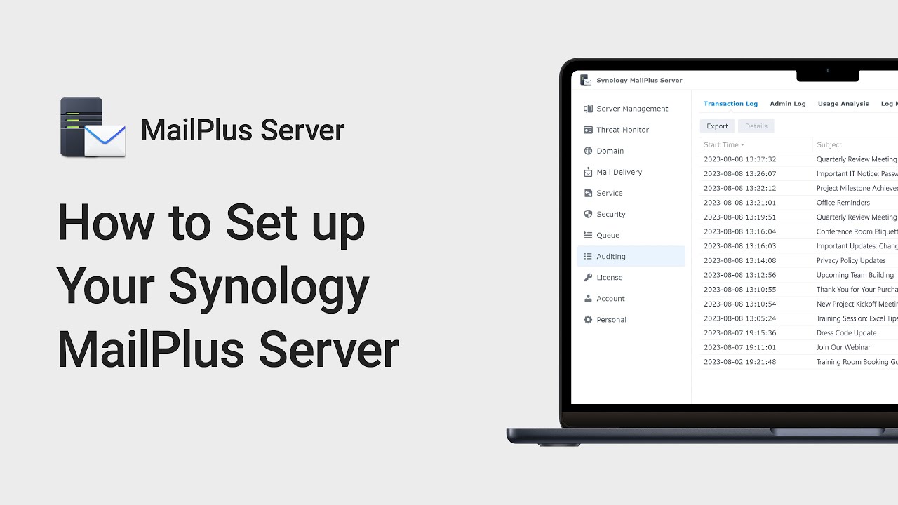 How to Set Up Your Synology MailPlus Server