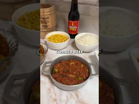 EASY Corned Beef Recipe 🔥 #puertoricanfood #puertoricanrecipes #caribbeanfood