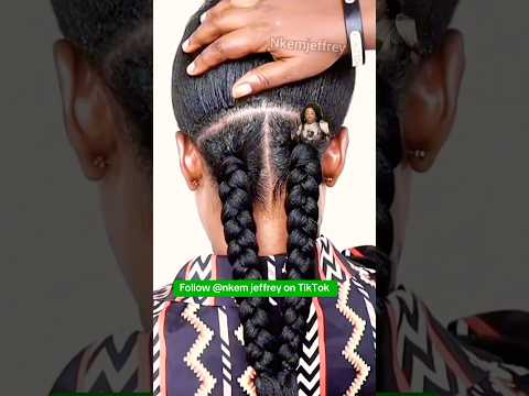 Easiest jumbo braids for beginners #hairstyle #hairstyle #haircare #viralvideo #viralshort #shorts