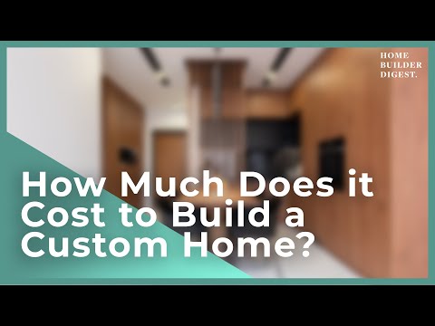 How Much Does it Cost to Build a Custom Home?