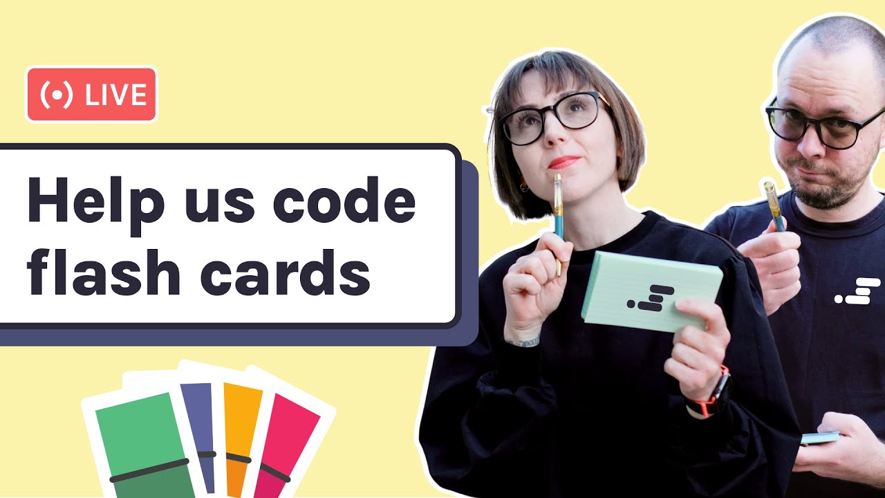 Help us code study flash cards | JavaScript, CSS, HTML