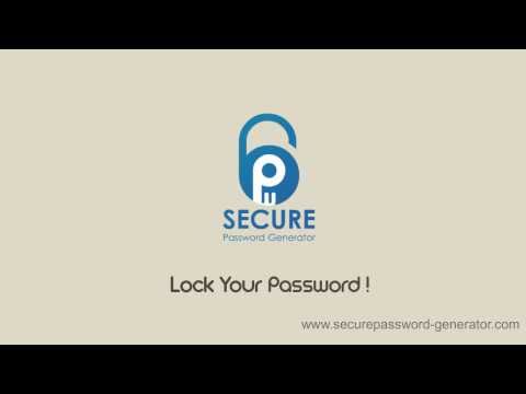 Secure Password Generator - Strong and safe password generator