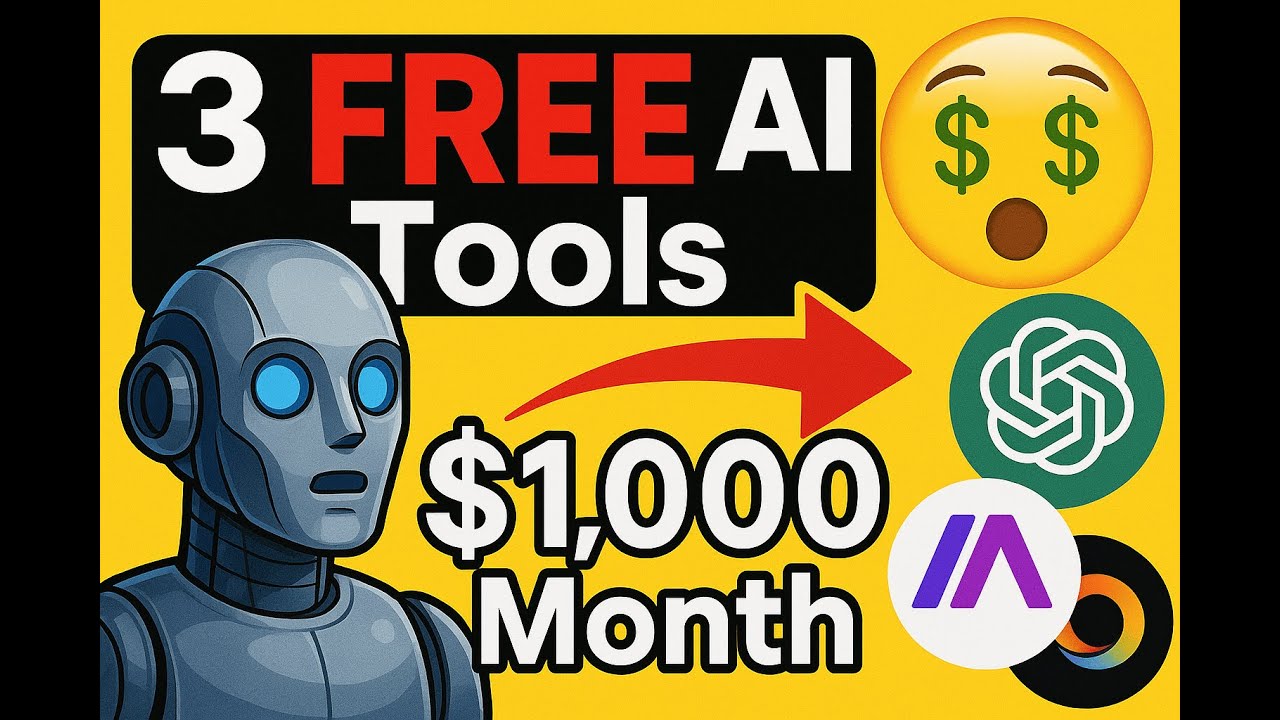 I Made $1,000/Month on Autopilot With These 3 FREE AI Tools