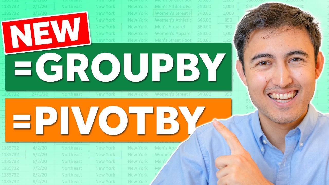 Master the New GROUPBY & PIVOTBY Functions in Excel