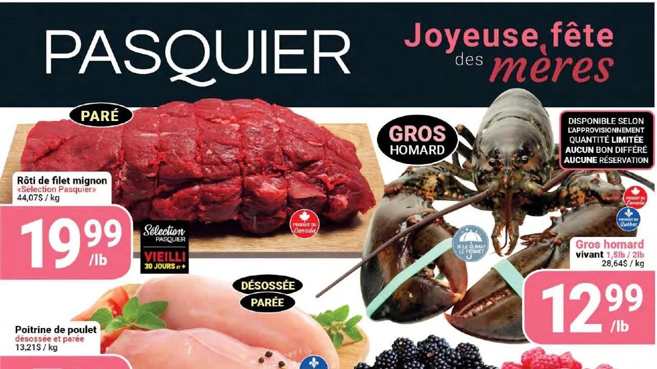 Circulaire Pasquier du 7 au 13 mai 2026 – spéciaux de la semaine