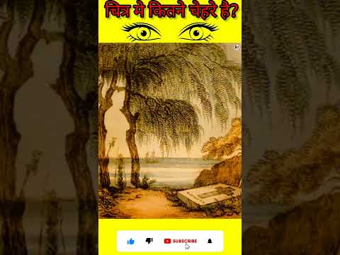 Hidden face oftical illusion images|#shorts #gk #boomgyan