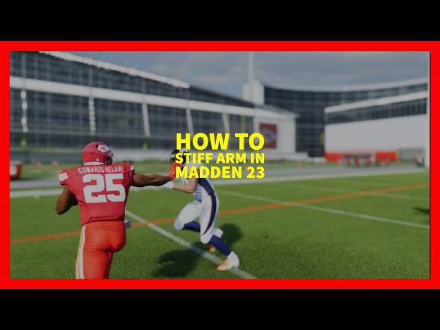 How to do a stiff arm in Madden NFL 23?