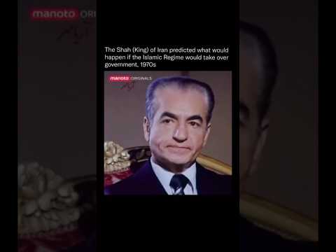 The Shah of Iran predicted what would happen if the Islamic Regime would take over government, 1970s