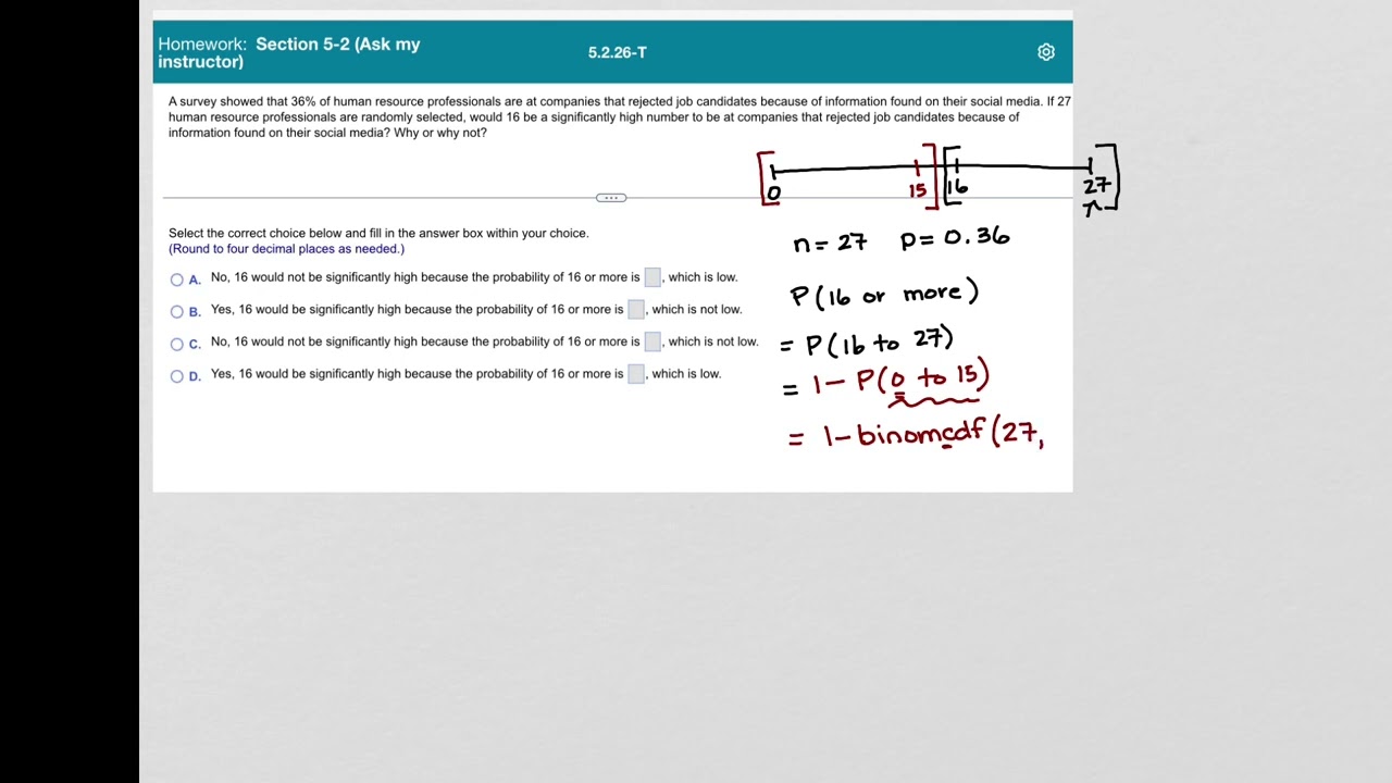 Section 5-2 binomial probability - human resource professionals