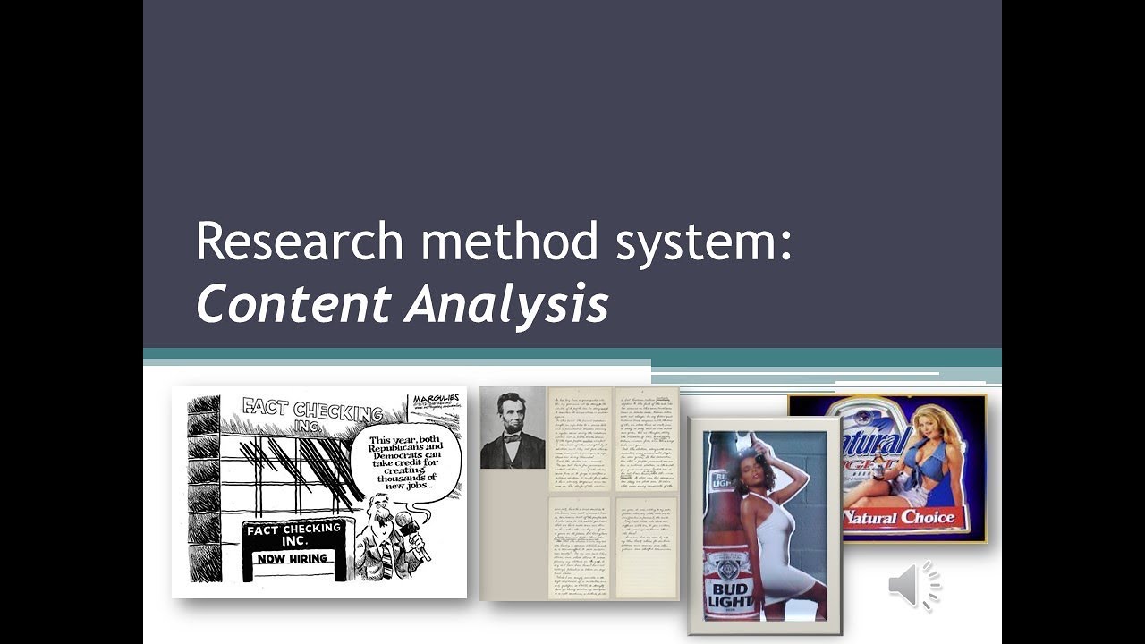 Conducting a Content Analysis