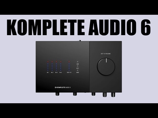 NATIVE INSTRUMENTS Komplete Audio 6 MK2 USB Audio Interface | Kytary.fr