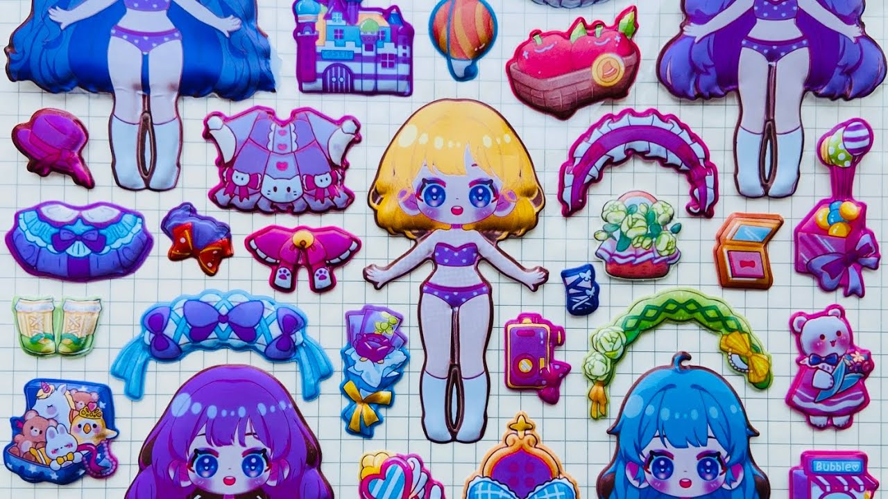 Happy Anime World Anime Sticker DIY