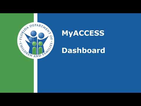 MyACCESS User Dashboard